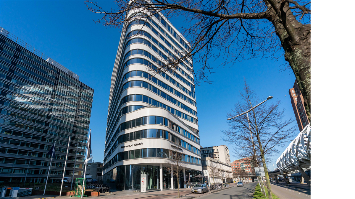 Kifid huurt kantoorruimte in Monarch Tower | PropertyNL